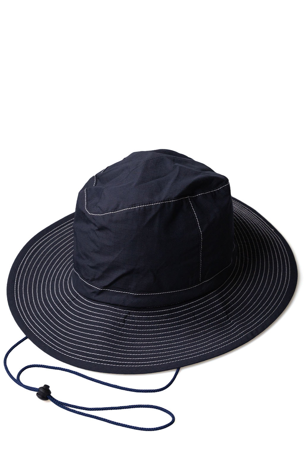 Cableami | Organic Cotton x Cordura Rip-Stop Hat with Strap - Navy ...