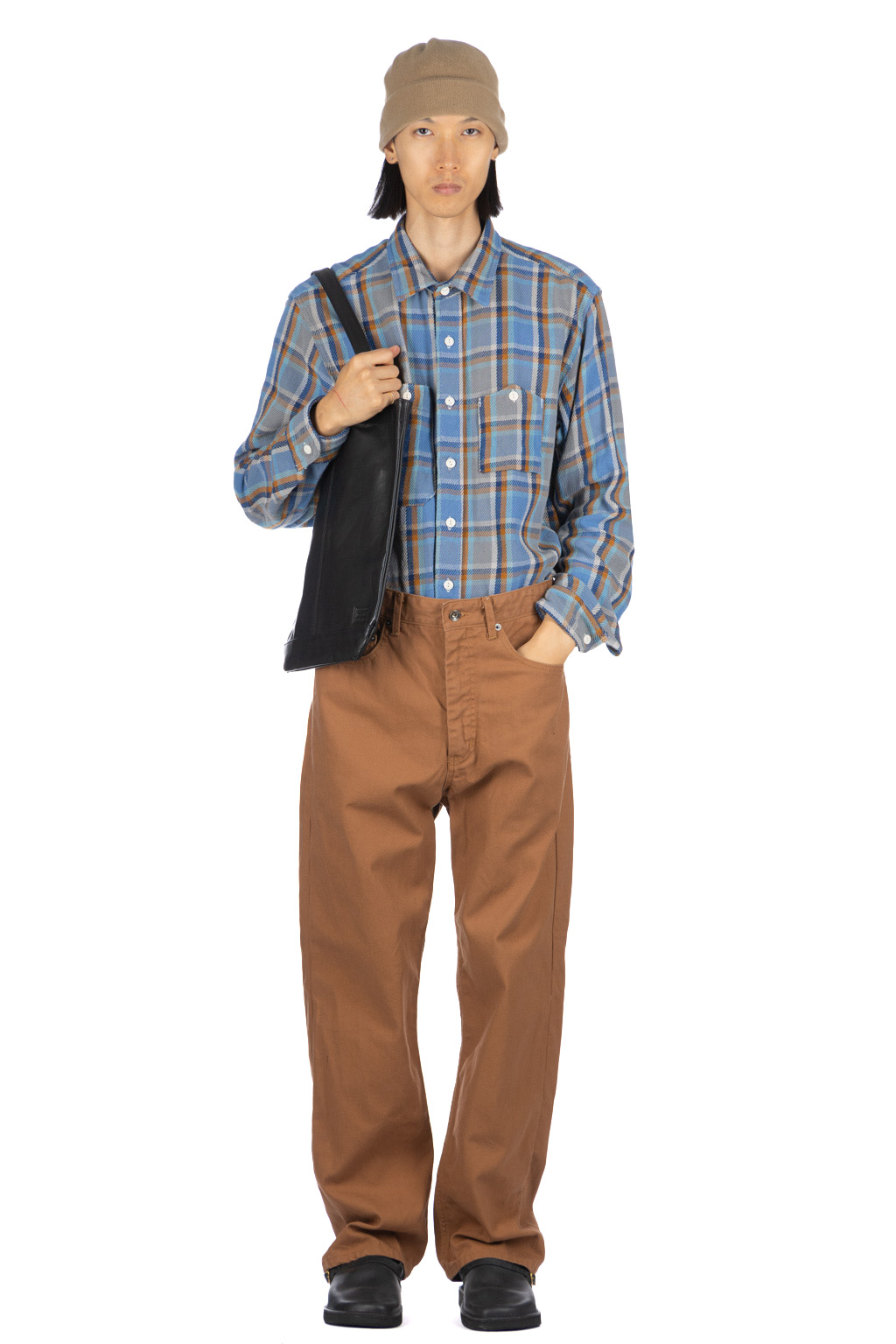 Engineered Garments | RF Jeans - Brown 12oz Duck Canvas CT076Brown 12oz ...