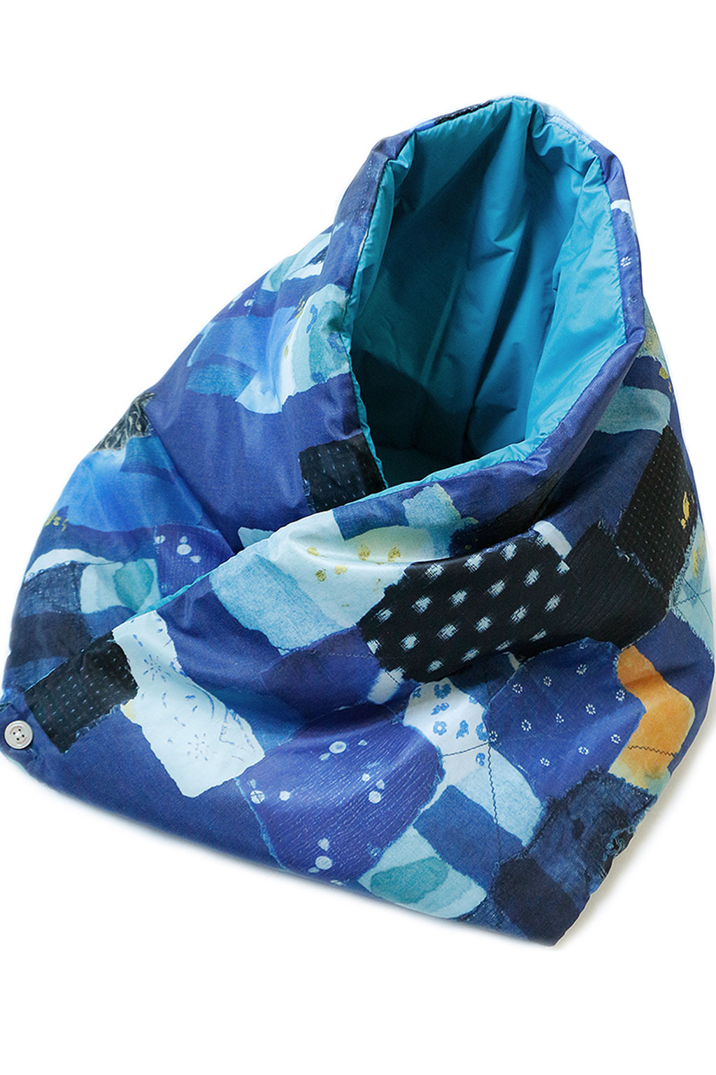 BlueButtonShop - Kapital - Kapital-BORO-Print-Nylon-OYSE-Snood-Scarf ...