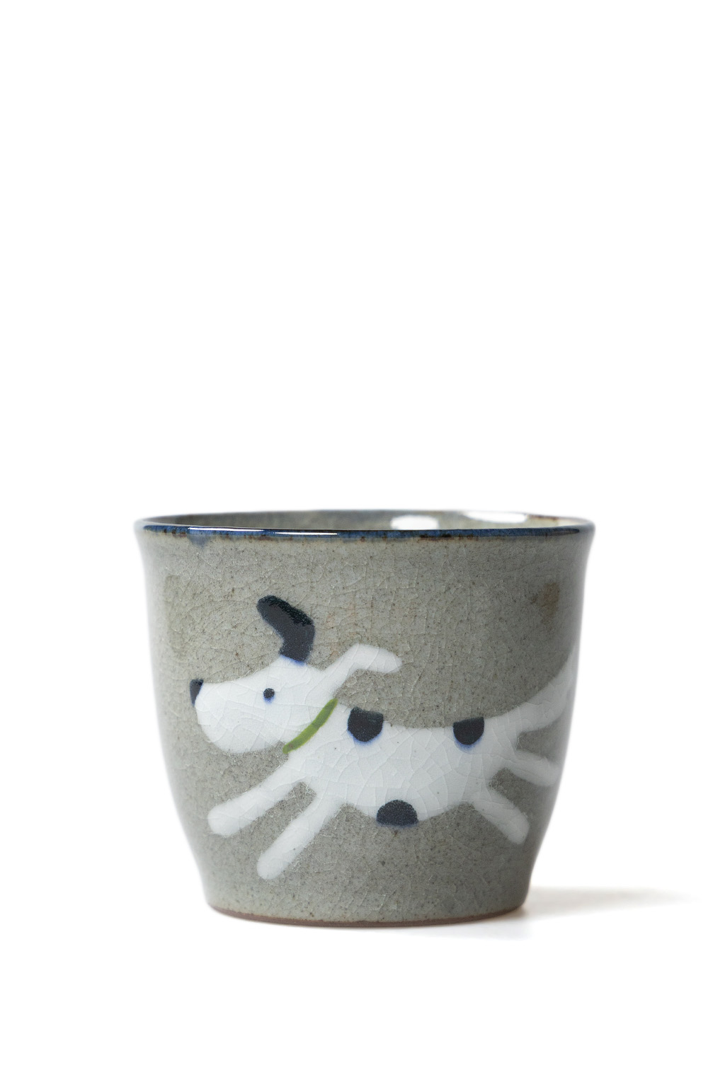 Mino Pottery | Running Dog Cup | Men | Blue Button Shop